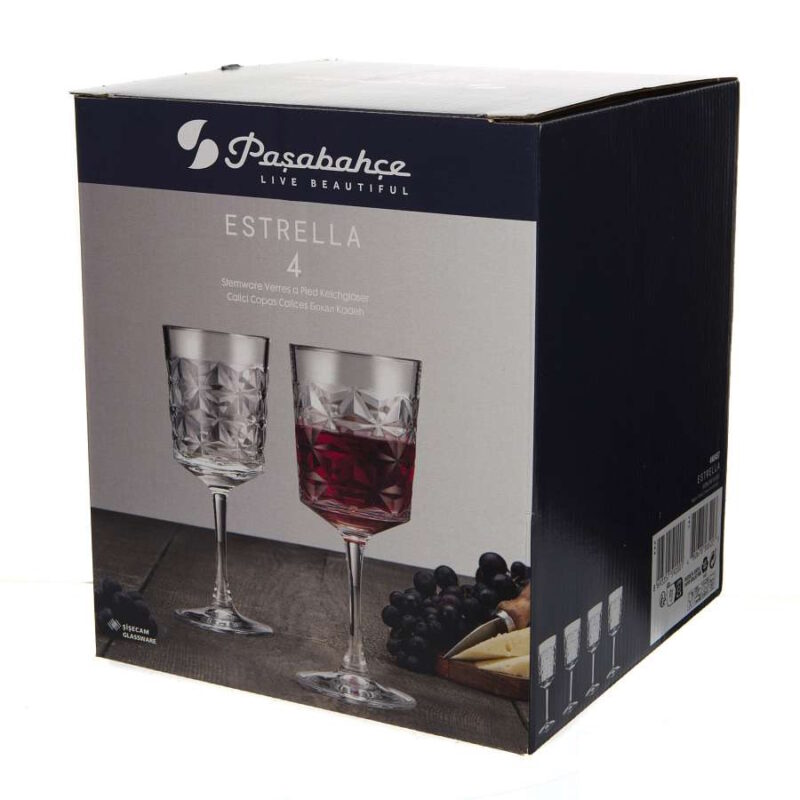 PASABAHCE ESTRELLA COCKTAIL 340ml set 4 - Вино Маркет