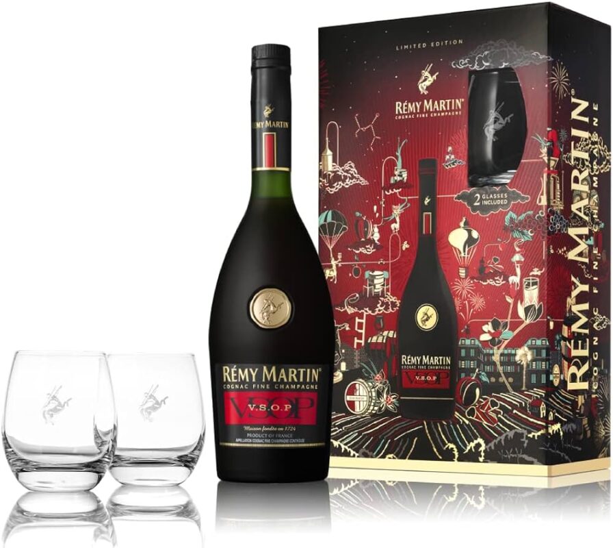 Remy Martin VSOP Cognac Gift Set with 2 Glass 0.7L - Вино Маркет